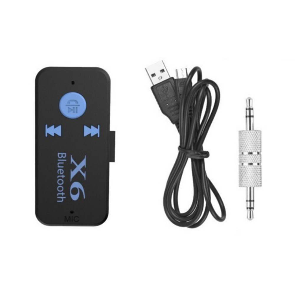 Wireless X6 Bluetooth Receiver 3.5mm Aux Jack Mp3 ... – Grandado