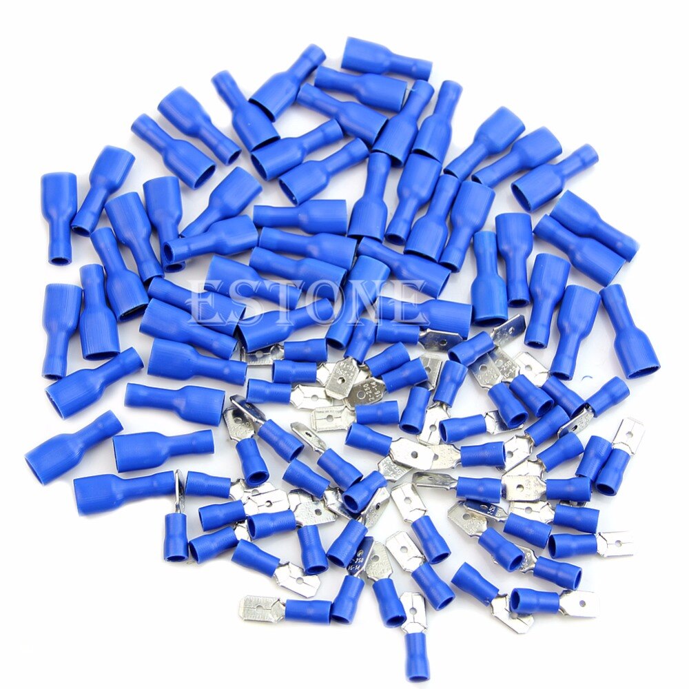 100x bleu isolé bêche électrique à sertir câble co... – Grandado