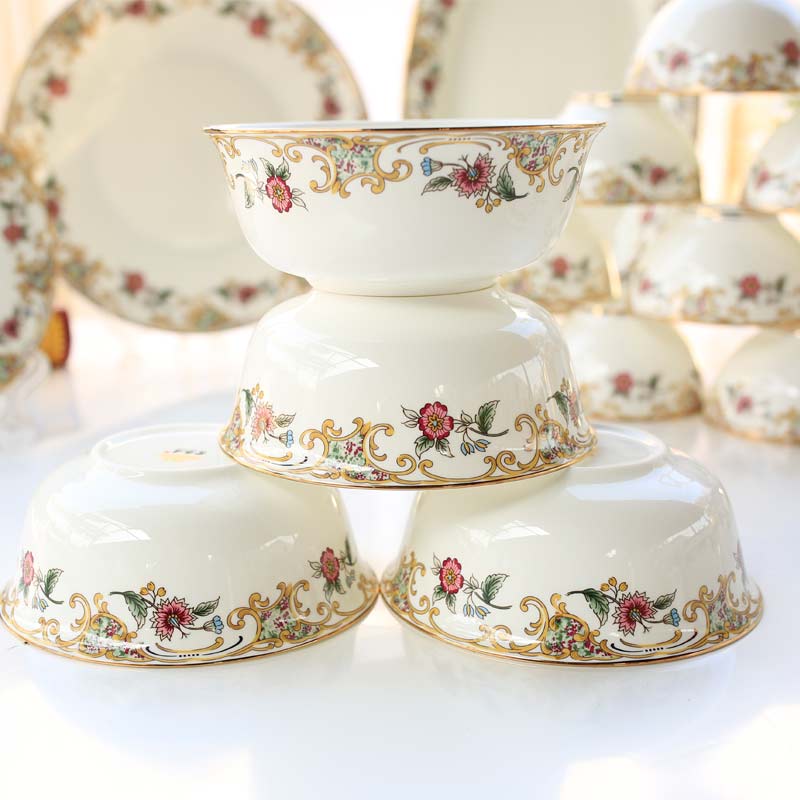 4pcs set, 6inch, bone china serving bowls, kitchen... – Grandado