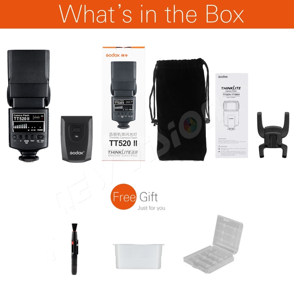 Godox – caméra Flash TT520II, avec Signal sans fil... – Grandado