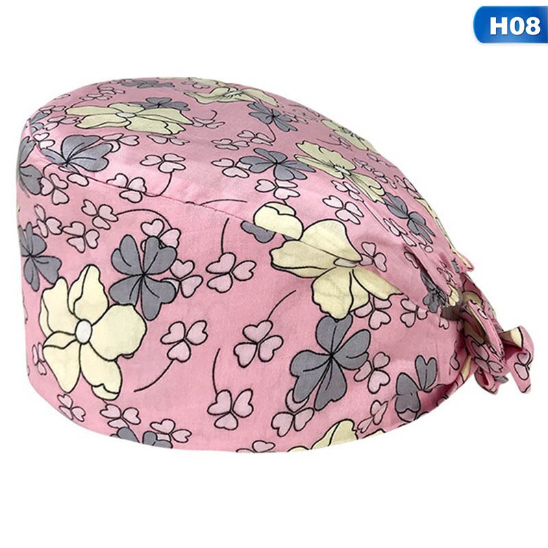 Unisex Surgical Cap Doctor Nurse Cotton Bouffant C... – Grandado