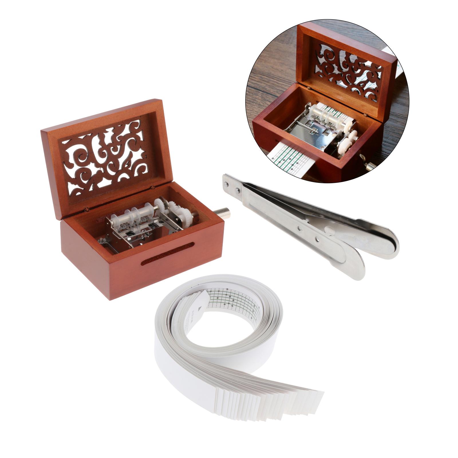 Vintage Hand Crank Music Box With Paper Tape Punch... – Vicedeal