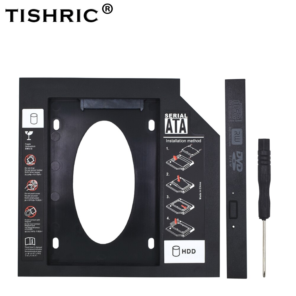 TISHRIC Plastic SATA Hdd Caddy 9.5mm 12.7mm Hard D... – Grandado