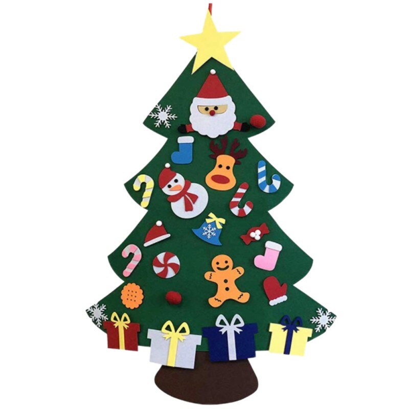 DIY Christmas Tree 3D Felt Christmas Tree Children... – Grandado