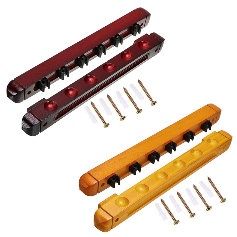 Wandmontage Hardhout Biljart Cue Rack Pool Cue Rac... – Vicedeal