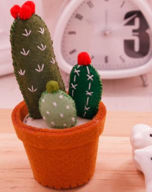 wool felt succulent plant felt diy craft felting k... – Grandado