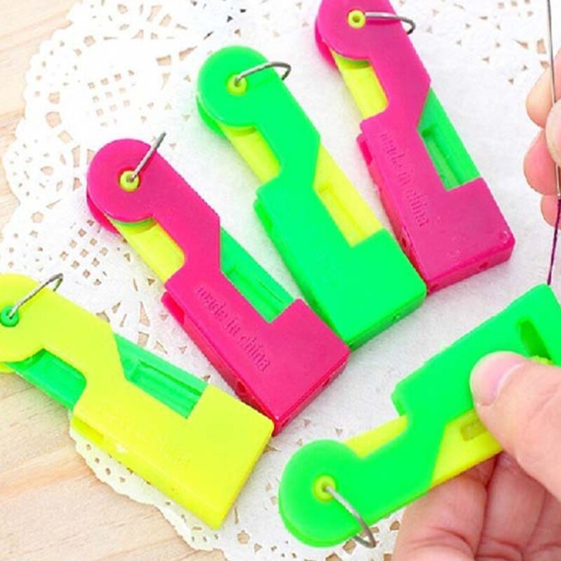 Automatic Sewing Needle Threader Simple Hand Tools... – Grandado