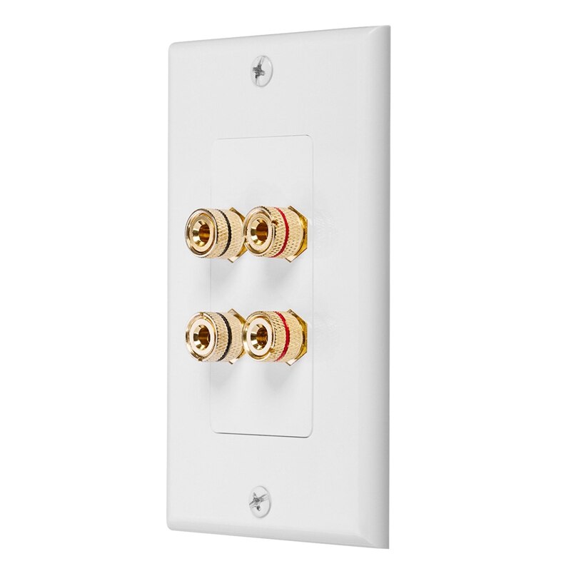 4 Posts Speaker Wall Plate Home Theater Wall Plate... – Grandado