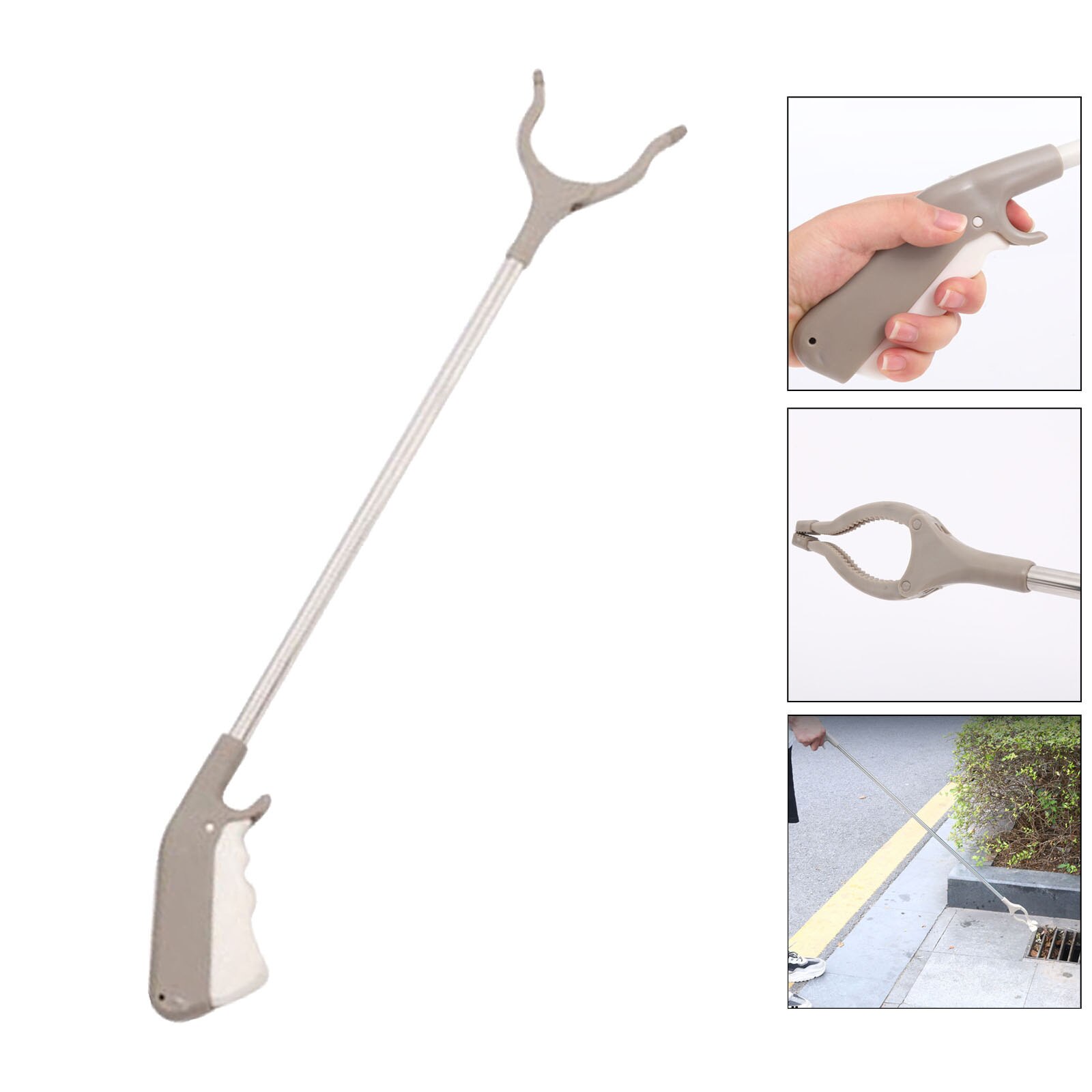 Long Handled Trash Litter Picker Garbage Garden Ex... – Vicedeal