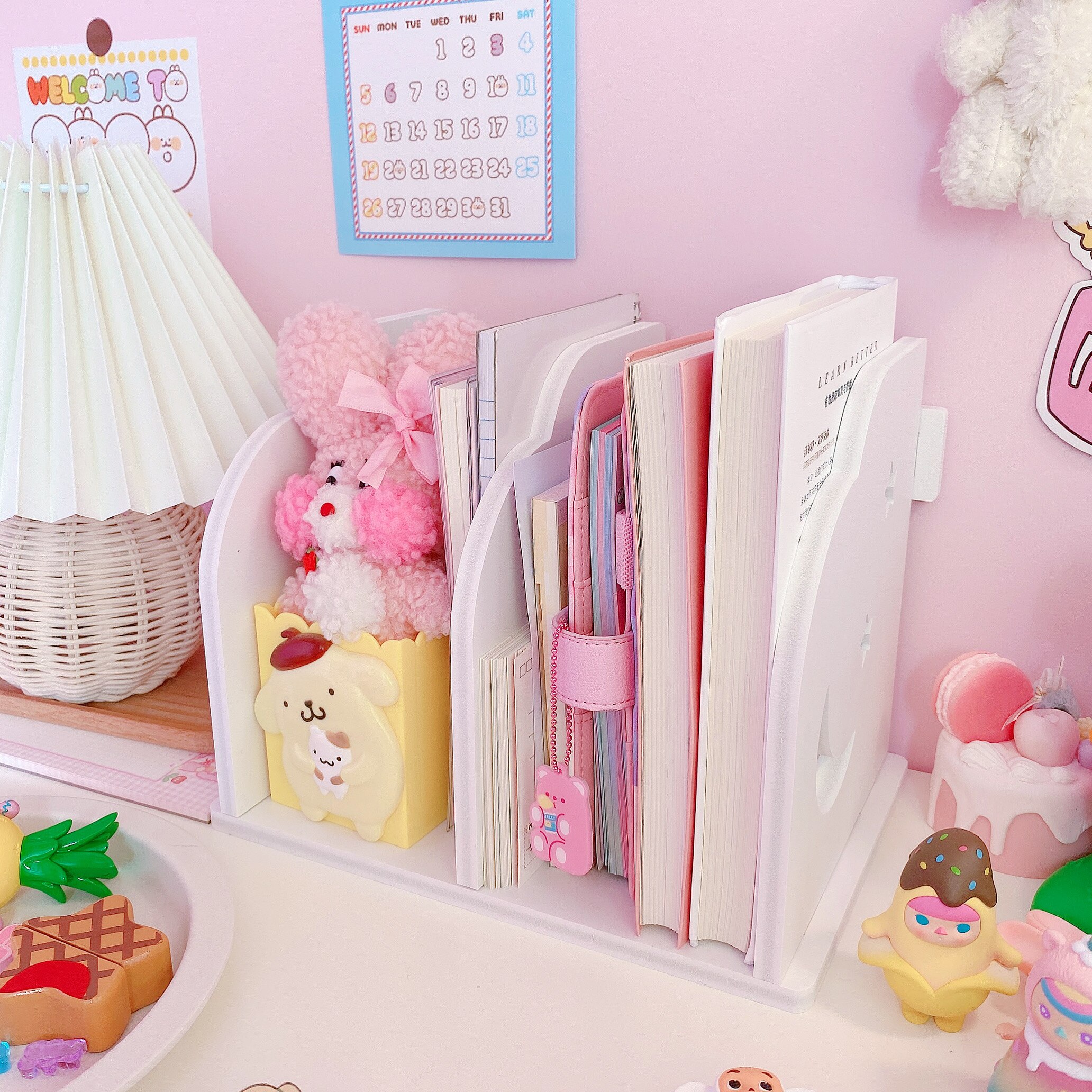 Lovely Stars Moon Bookshelf Storage Shelve for boo... – Grandado