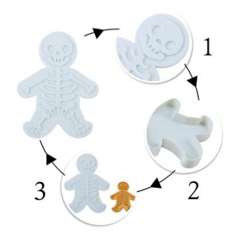 Halloween Gingerbread Skeleton Cookie Cutter Biscu... – Grandado