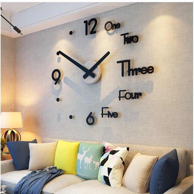 3D Wall Clock Wall Poster Wall Decorations Living ... – Grandado