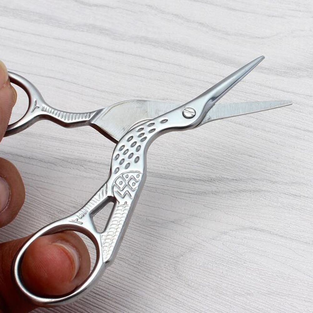 Vintage Sewing scissors Bronze Silver Gold Bird St... – Grandado