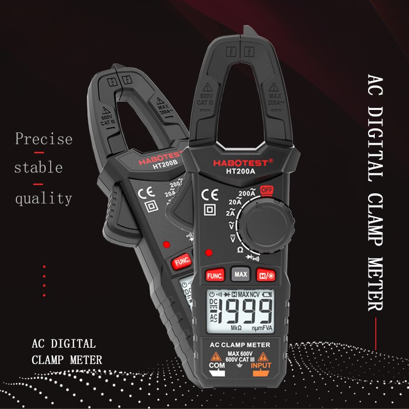 Habotest Stroomtang Poke Meter Multimeter Amper Ca... – Grandado