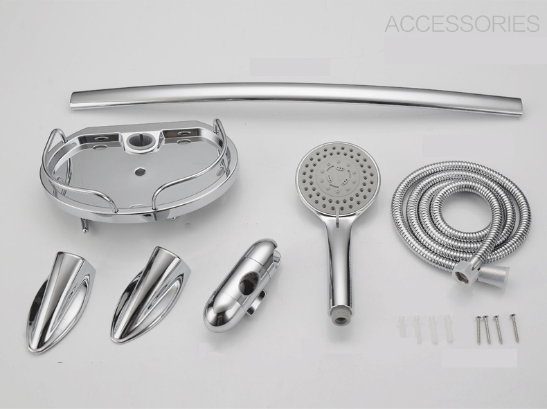 Stainless steel & ABS chrome sliding bar showe... – Grandado