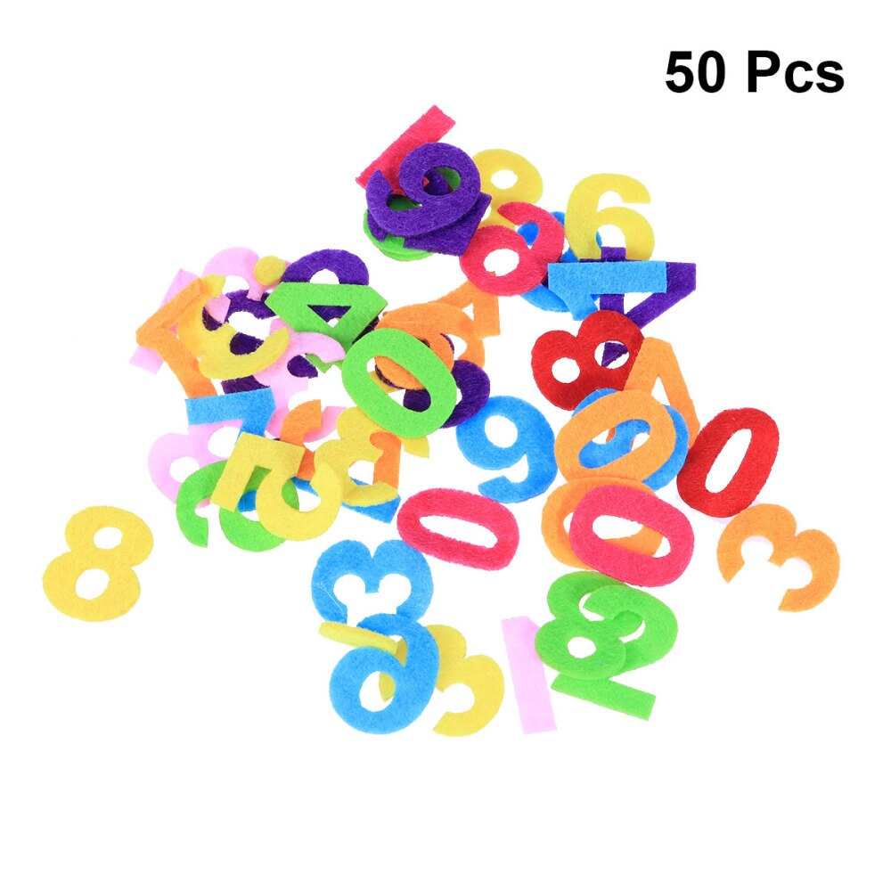 Colorful Non-woven Felt Fabric Numbers Sewing Clot... – Grandado