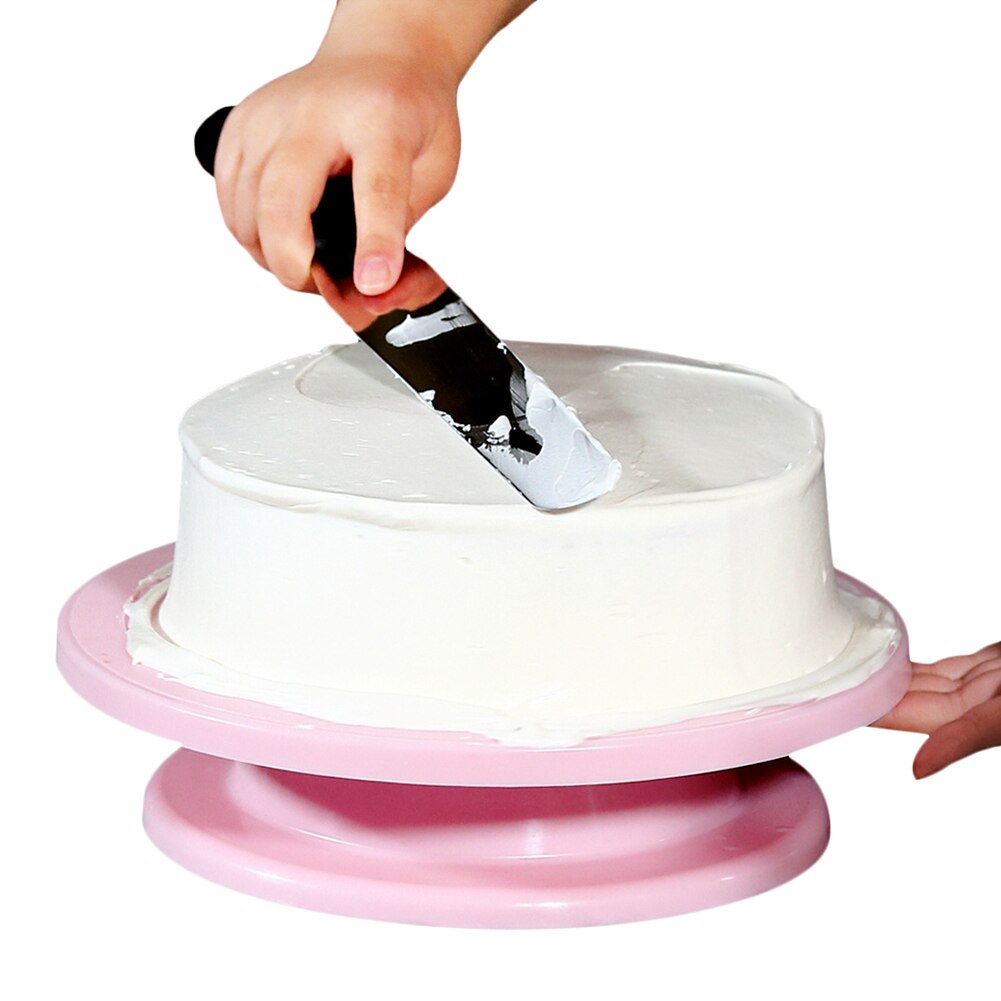 DIY Pan Baking Tool Plastic Cake Plate Turntable R... – Vicedeal
