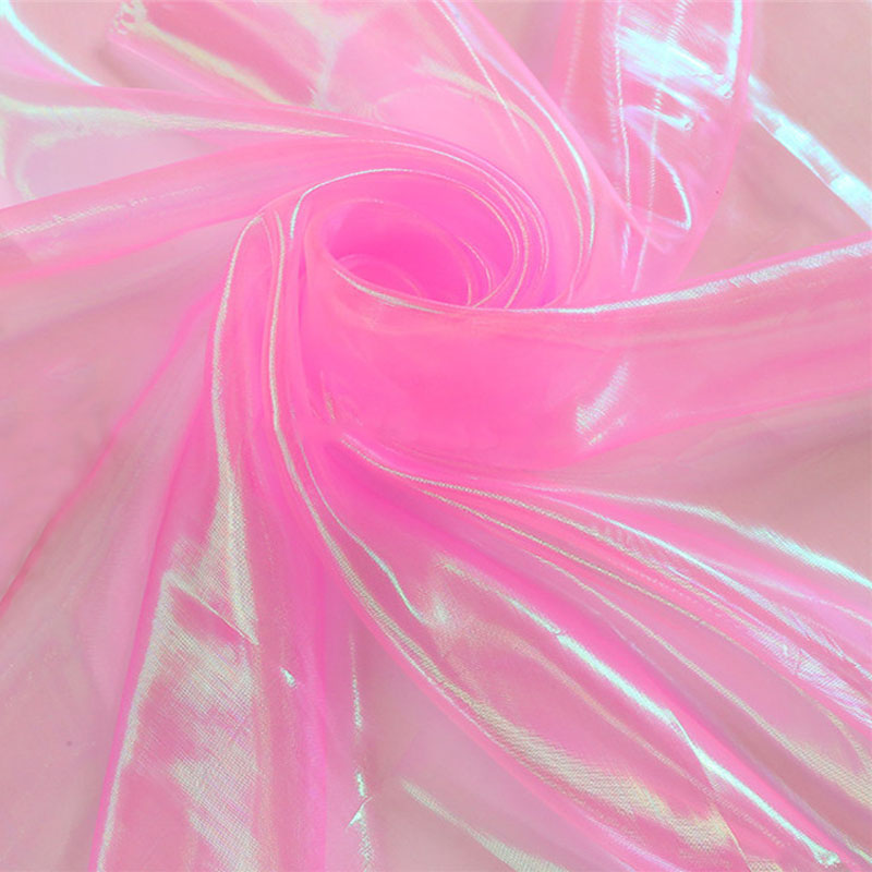 Fluorescerende Stoffen Kleurrijke Glanzende Gaas J... – Vicedeal