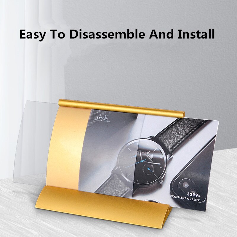 120*106mm Restaurants Table Menu Sign Holder Displ... – Grandado