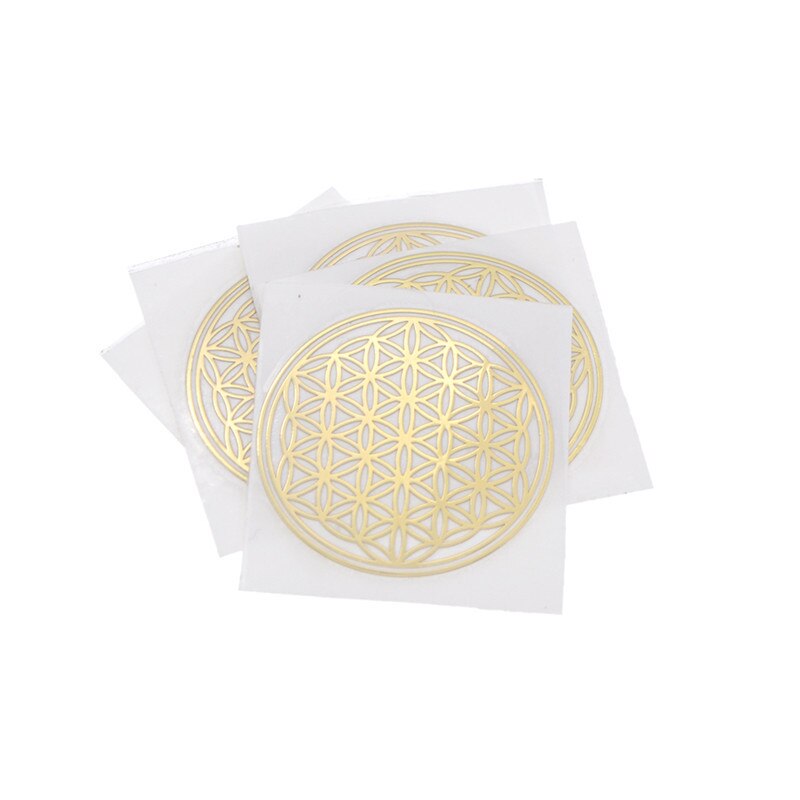 5pcs Copper Scrap Geometry Pattern Stickers Energy... – Grandado