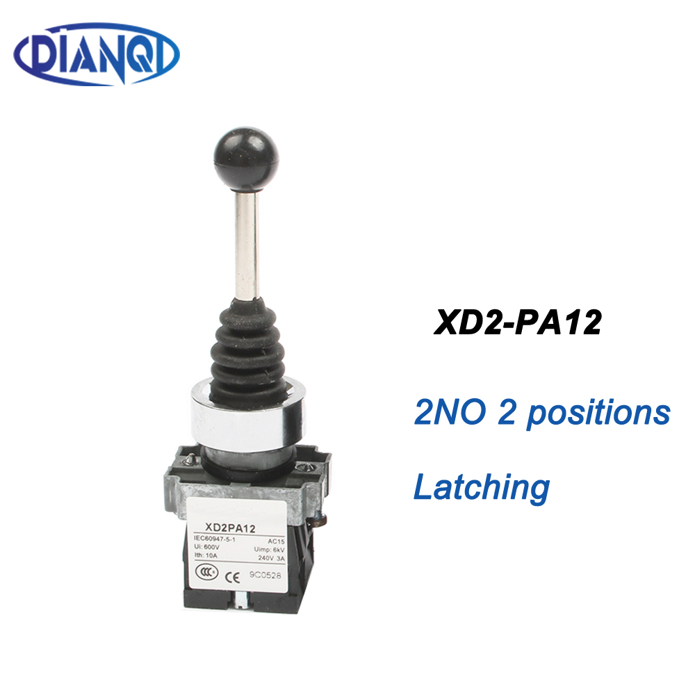 XD2-PA12 PA14 Latch 2NO 2 Position rocker joystick... – Vicedeal