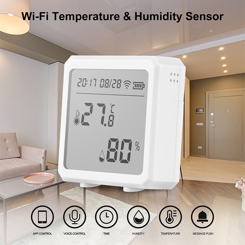 Tuya Smart WIFI Zigbee Temperature And Humidity Se... – Grandado