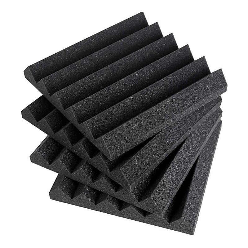 12 Pcs Acoustic Foam Board,Sound Insulation Foam B... – Vicedeal