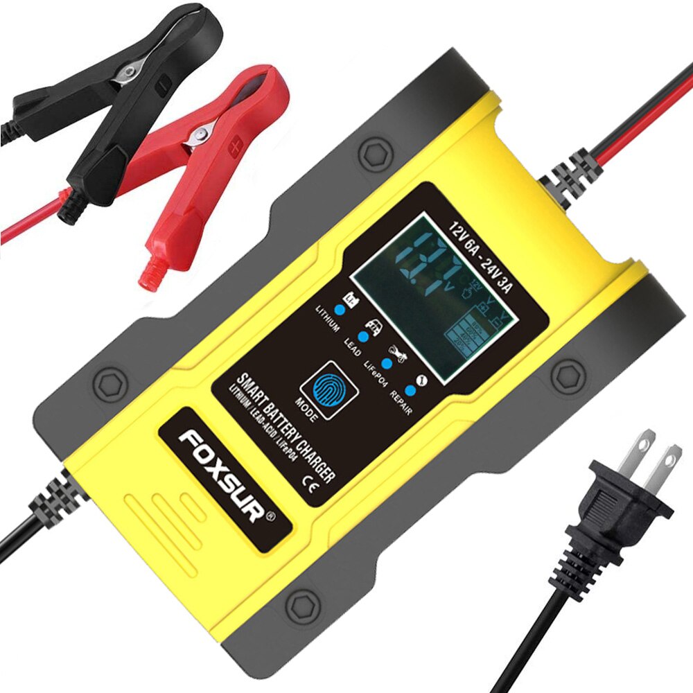 Volledige Automatische Auto Acculader 12V 24V Digi... – Vicedeal