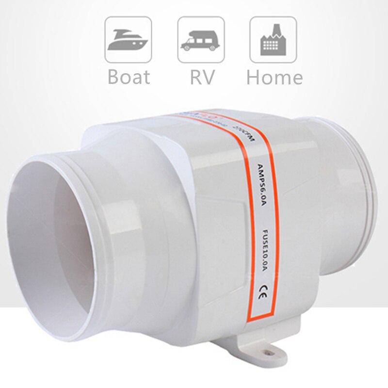 JayCreer In-Line Marine Bilge Air Blower 12V 24V 1... – Vicedeal