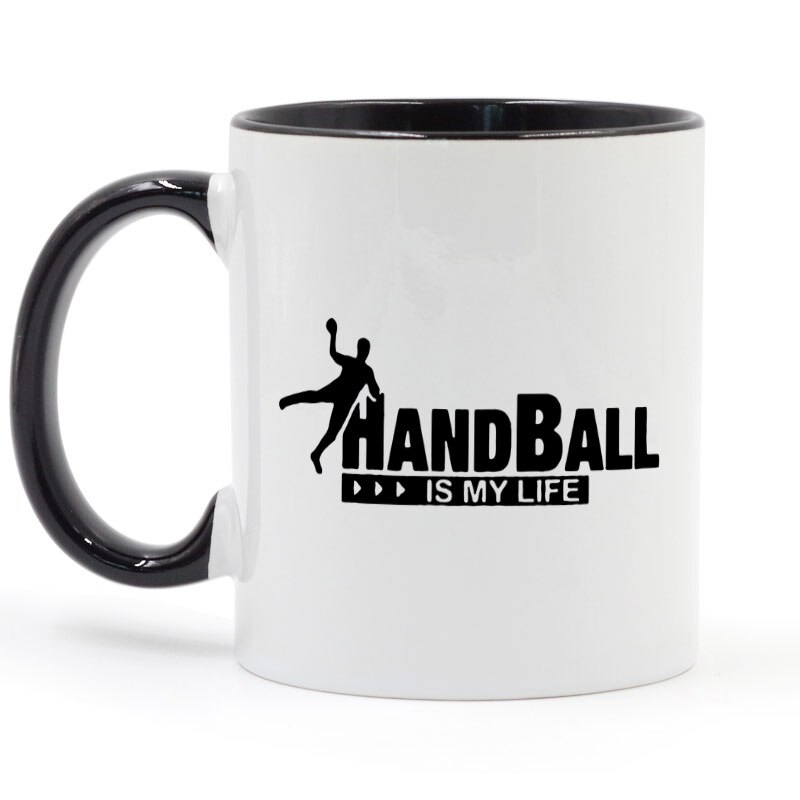 Taza de Handball Is My Life, Taza de cerámica para... – Grandado