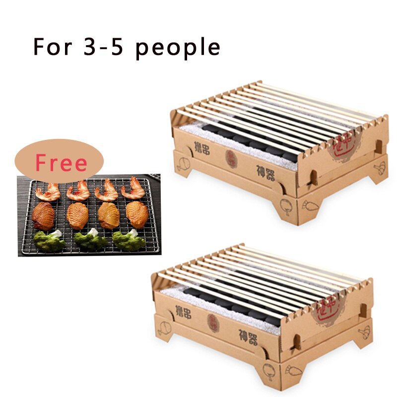 Disposable BBQ Grill Smokeless Portable Barbecue G... – Grandado