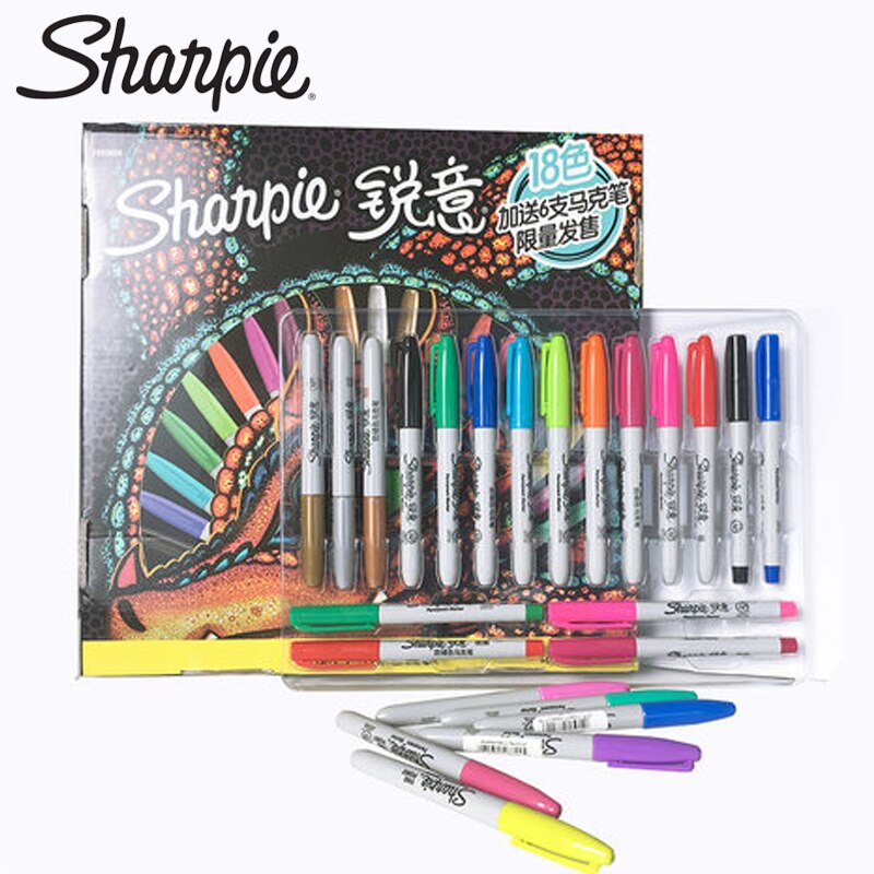 Sharpie Marker Pen 24pcs/set Student Animation Art... – Grandado