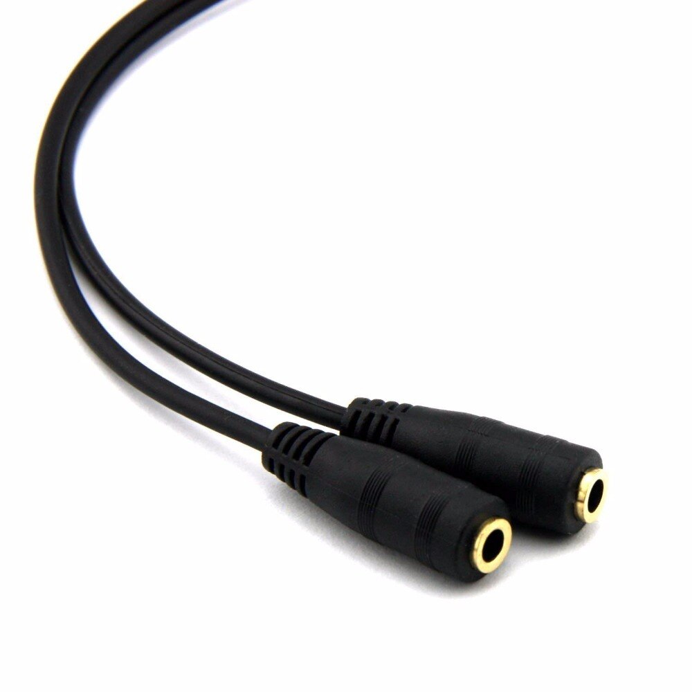 2pcs Gold Plated 3.5mm Stereo Jack Splitter Cable ... – Vicedeal
