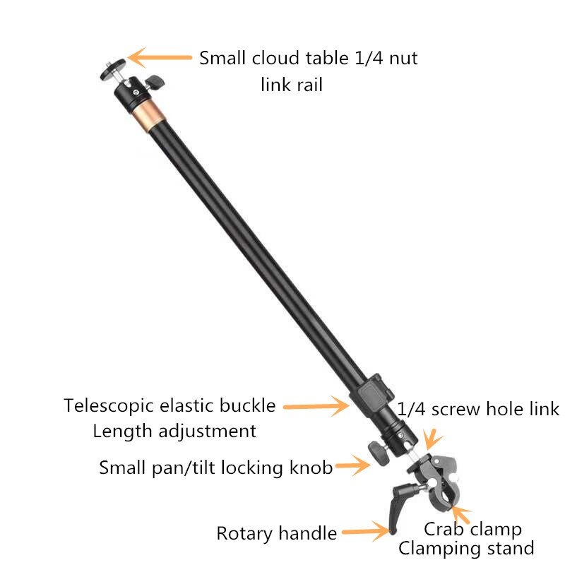 QZSD Camera Video Slider Rail Support Rod for Slid... – Grandado