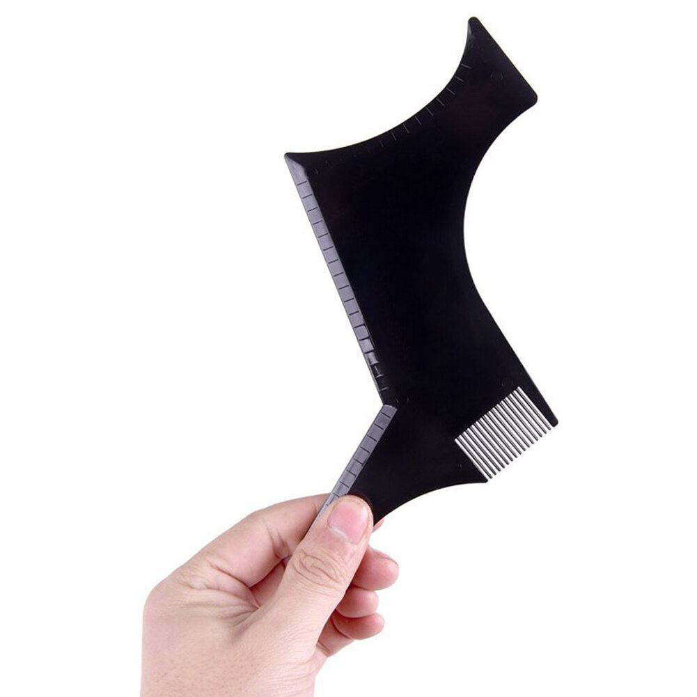 Portable Beard Shaping Template Beard Comb All-In-... – Grandado