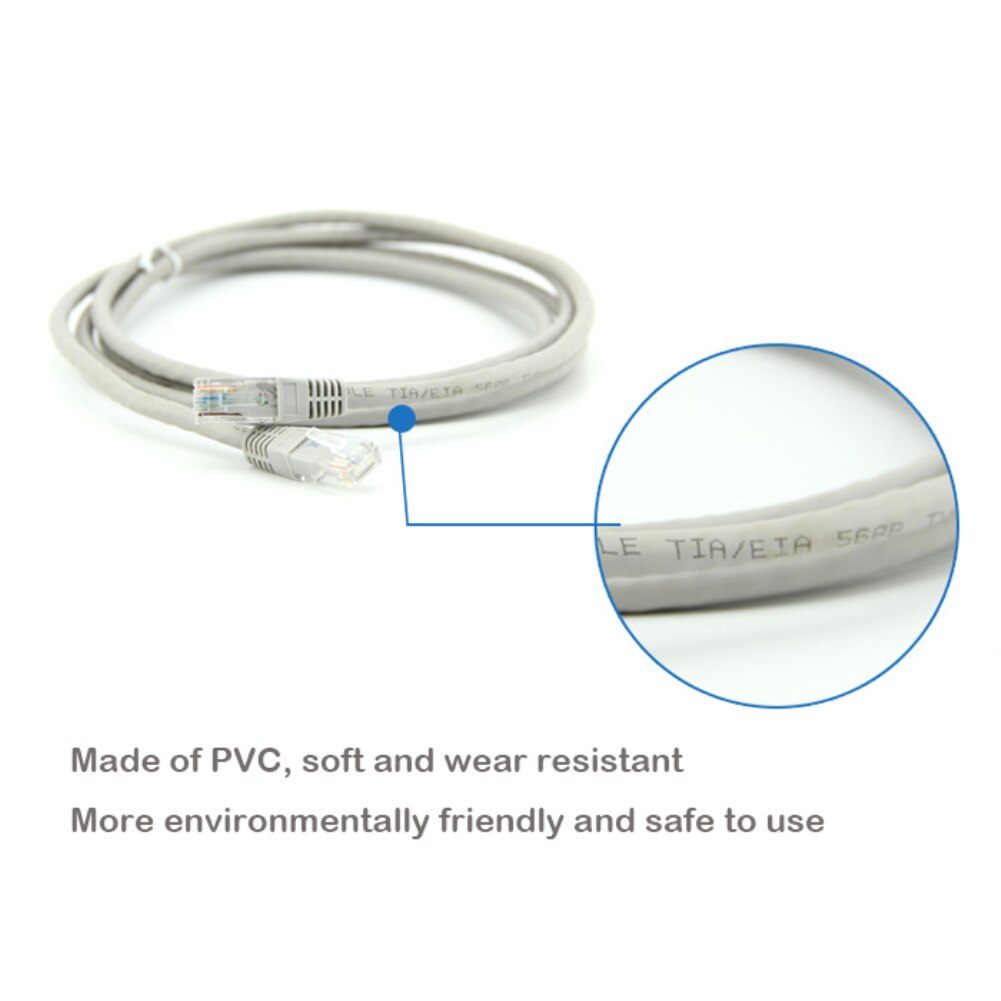 Durable CAT5e Ethernet Lan Cable UTP RJ 45 Network... – Grandado