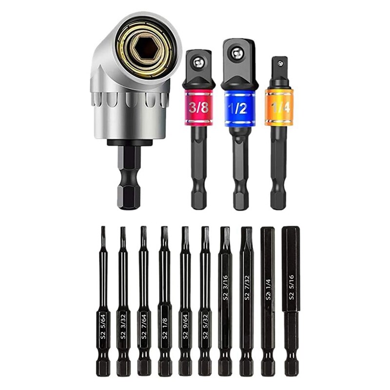14PCS Impact Grade Driver Socket Adapter Extension... – Vicedeal