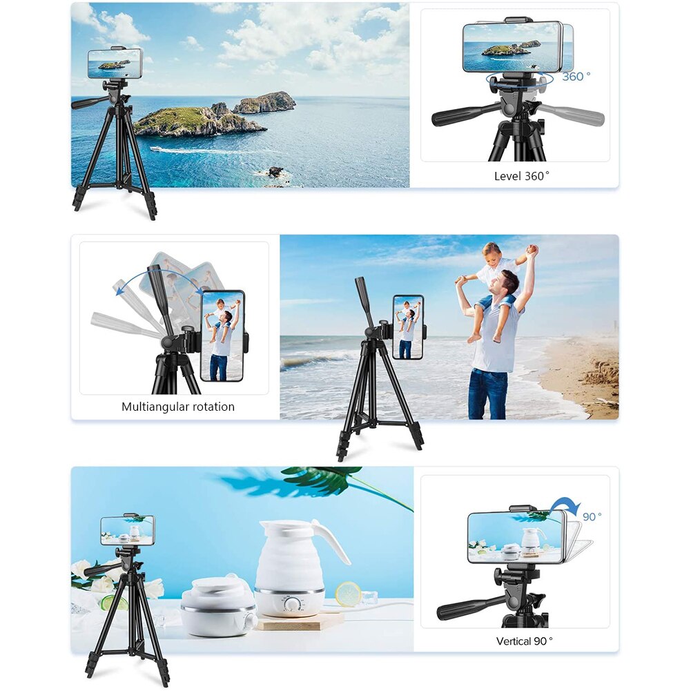 Draagbare Telefoon Video Camera Statief Met Ingebo... – Grandado