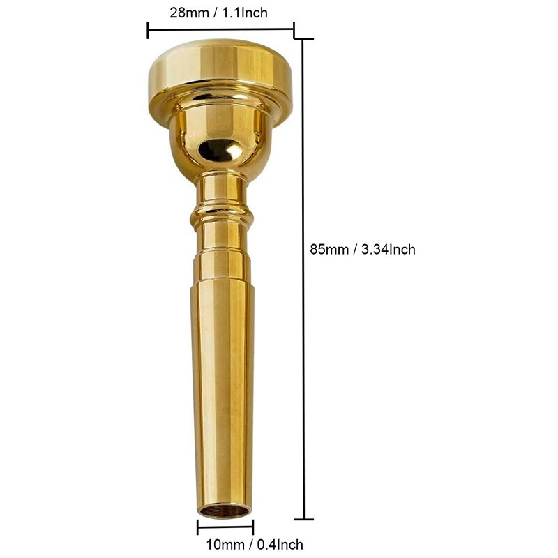 Trompet Mondstuk 7C 5C 3C Trompet Mondstuk Set Ver... – Grandado