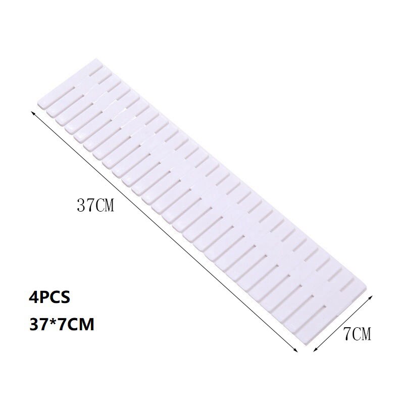 4pcs Adjustable Plastic Drawer Divider Household F... – Grandado