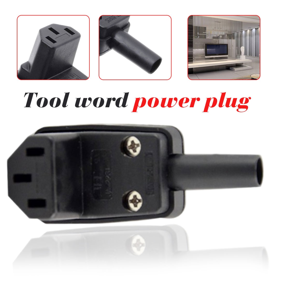 1 stücke 90 Grad Abgewinkelt Weibliche Stecker AC ... – Grandado