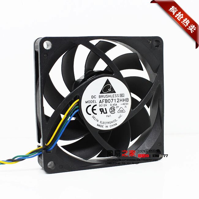 DELTA 7CM 7015 4PIN PWM ball bearing CPU AFB0712HH... – Grandado