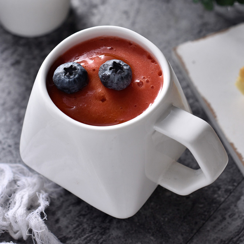 250ML Kreative Kaffee Becher Weiß Keramik Becher M... – Vicedeal