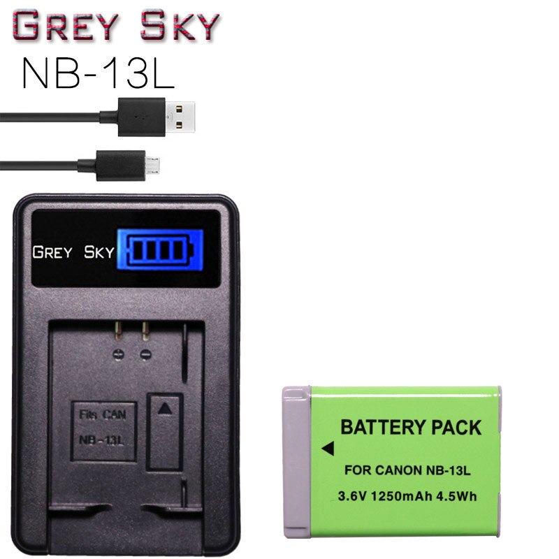 Batería de NB-13L para cámara Canon 13L G5X,G5X Ma... – Grandado