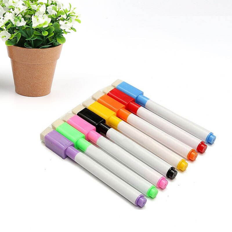 8 Colors Whiteboard Blackboard Marker Pens with Ma... – Grandado