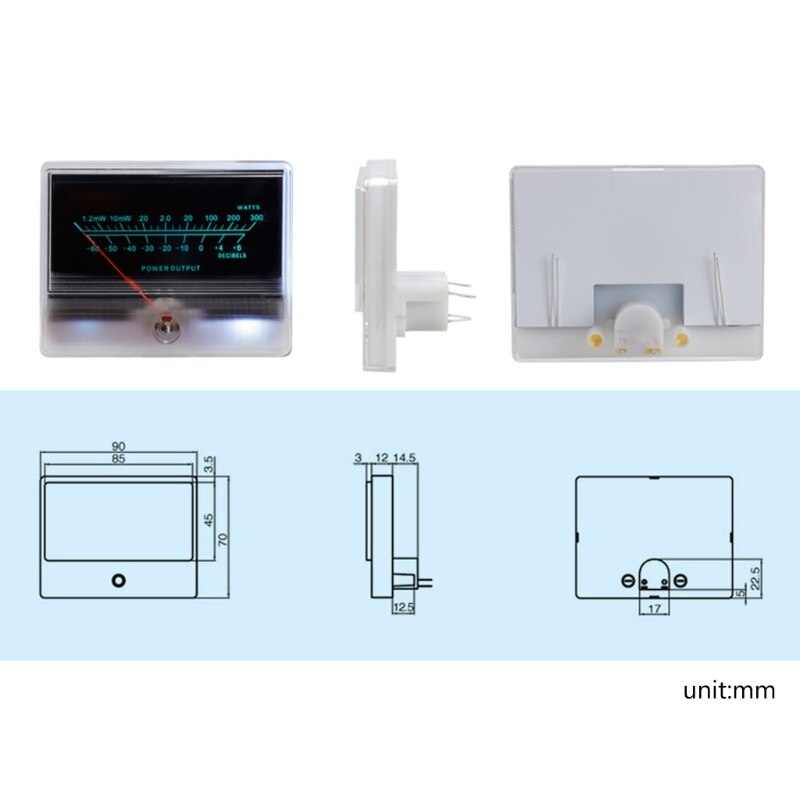 Panel VU Meter Bulb Warm Back Light Recording Audi... – Grandado