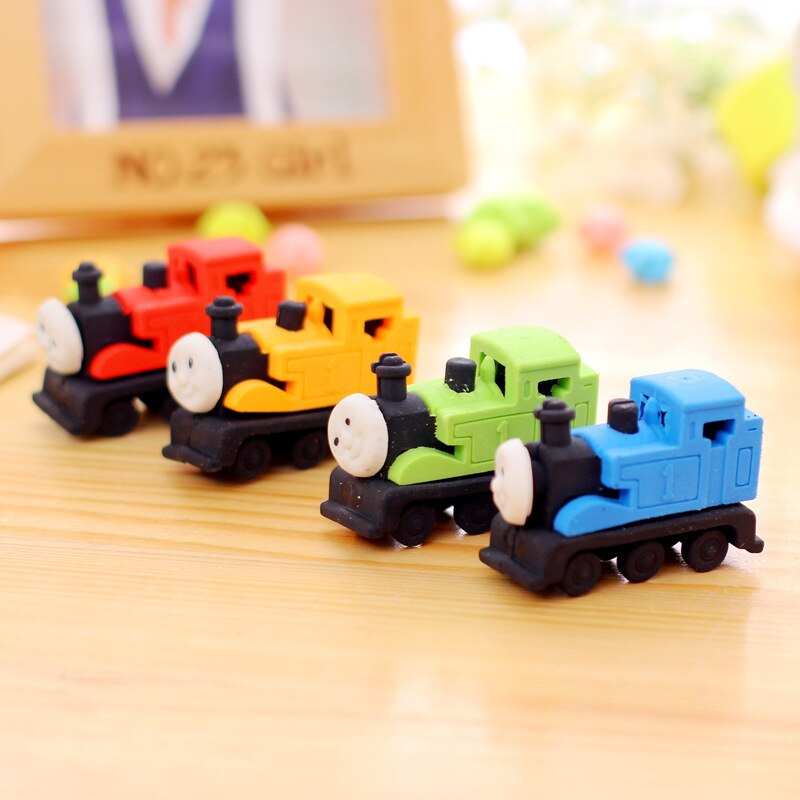 rubber primary school cute train rubber small priz... – Grandado