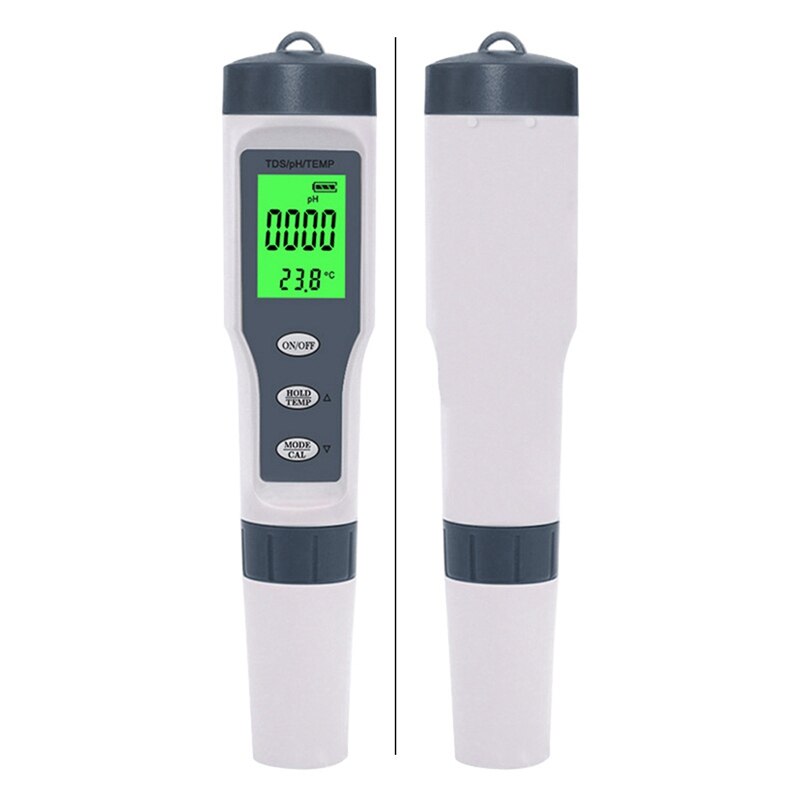 Drie-In-een Ph Meten Pen Meter Zuurgraad Meter Tds... – Grandado