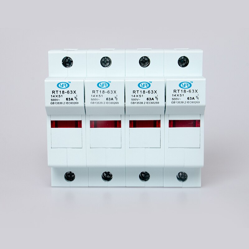 1PC RT18-63 4P 14*51mm PBT Copper Fuse Holder 500V... – Grandado