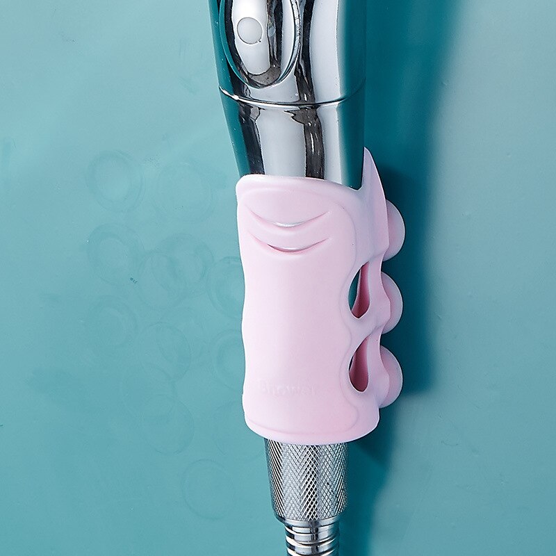 Silicone shower rose holder rack Shelf Bathroom su... – Grandado